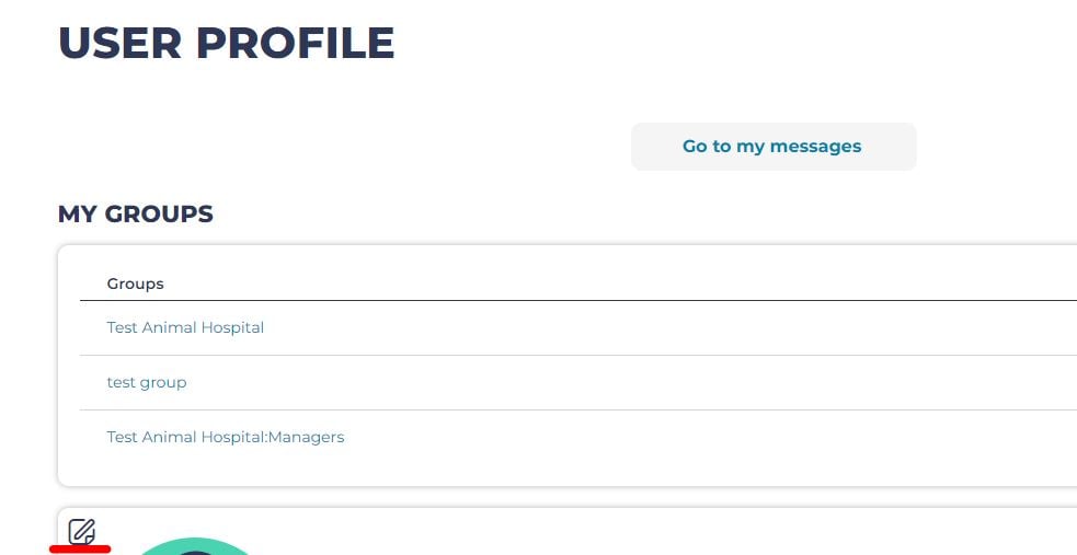 How do I update or reset my password for my atDove Profile?